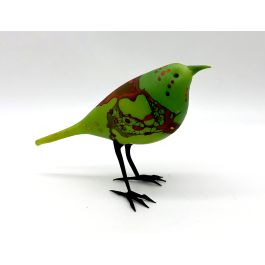 Shane Fero - "Verdant" Glass Bird