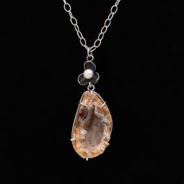 Amy Beeler - "Bittersweet Long Chain" Sterling Silver Necklace