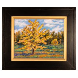 Mary Jane Erard - "Maumee Autumn Trees" Pastel Drawing
