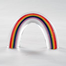 Leonard Marty - "Medium Rainbow Arch" Glass Sculpture